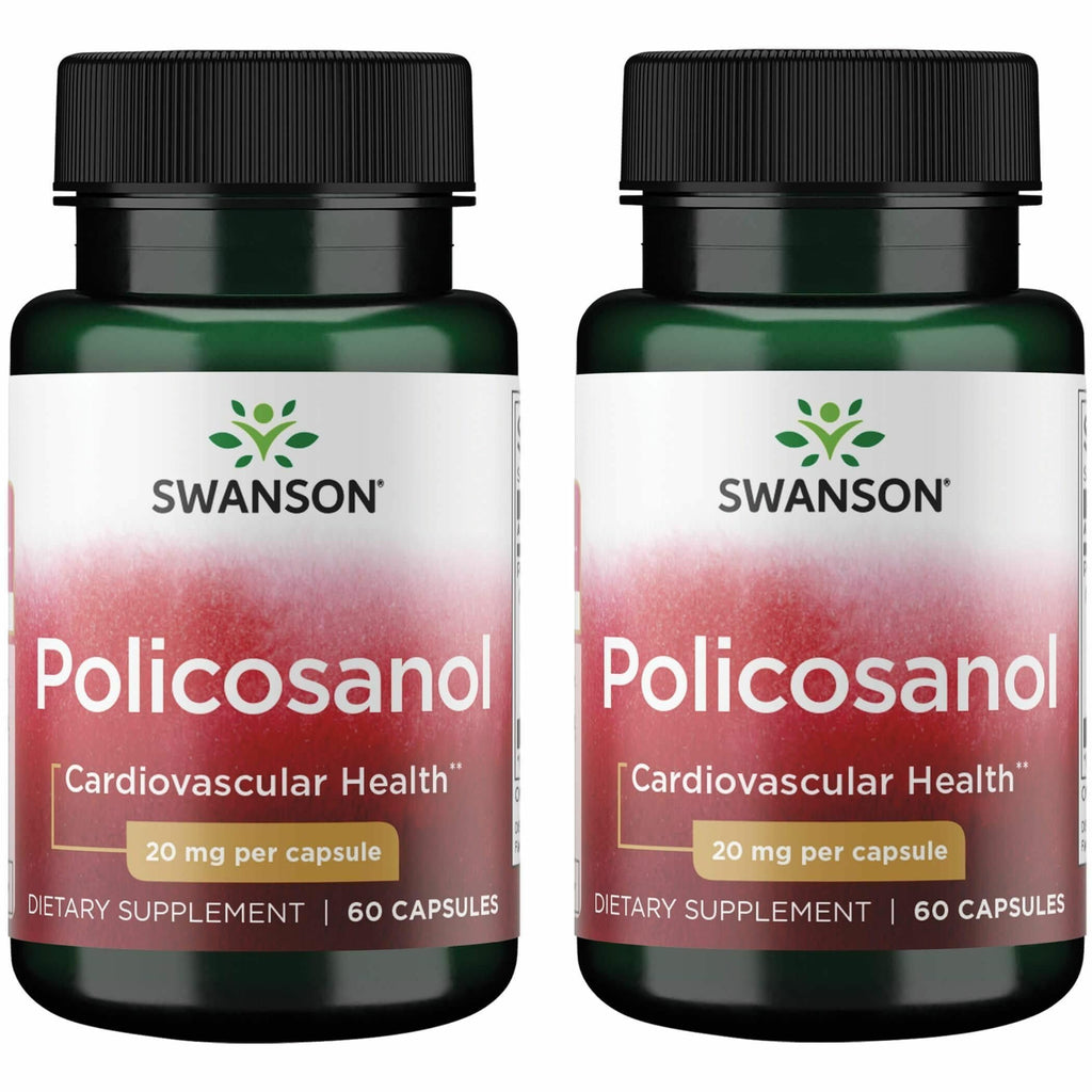Swanson Policosanol 20mg capsules for heart health