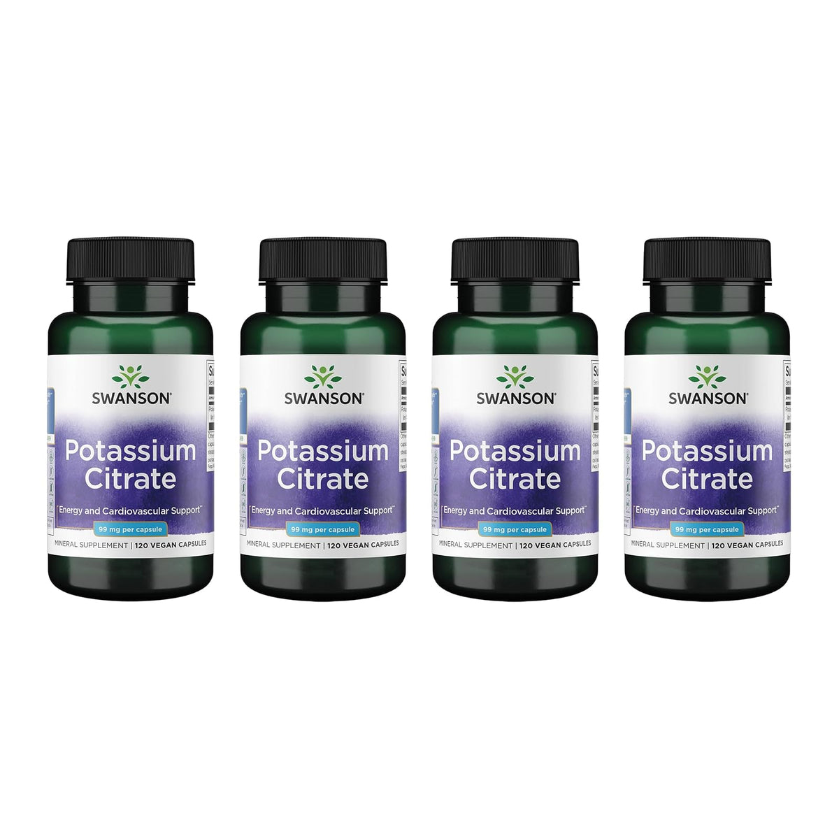 Swanson potassium citrate capsules for heart health