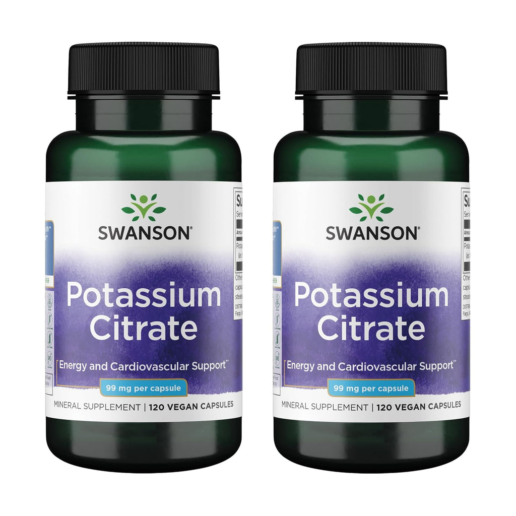 Swanson potassium citrate supplement capsules