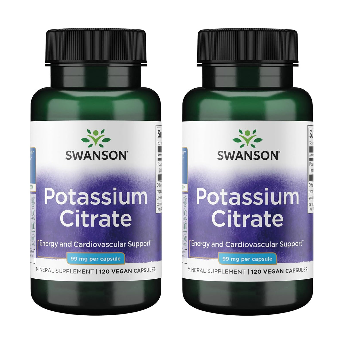 Swanson potassium citrate supplement capsules
