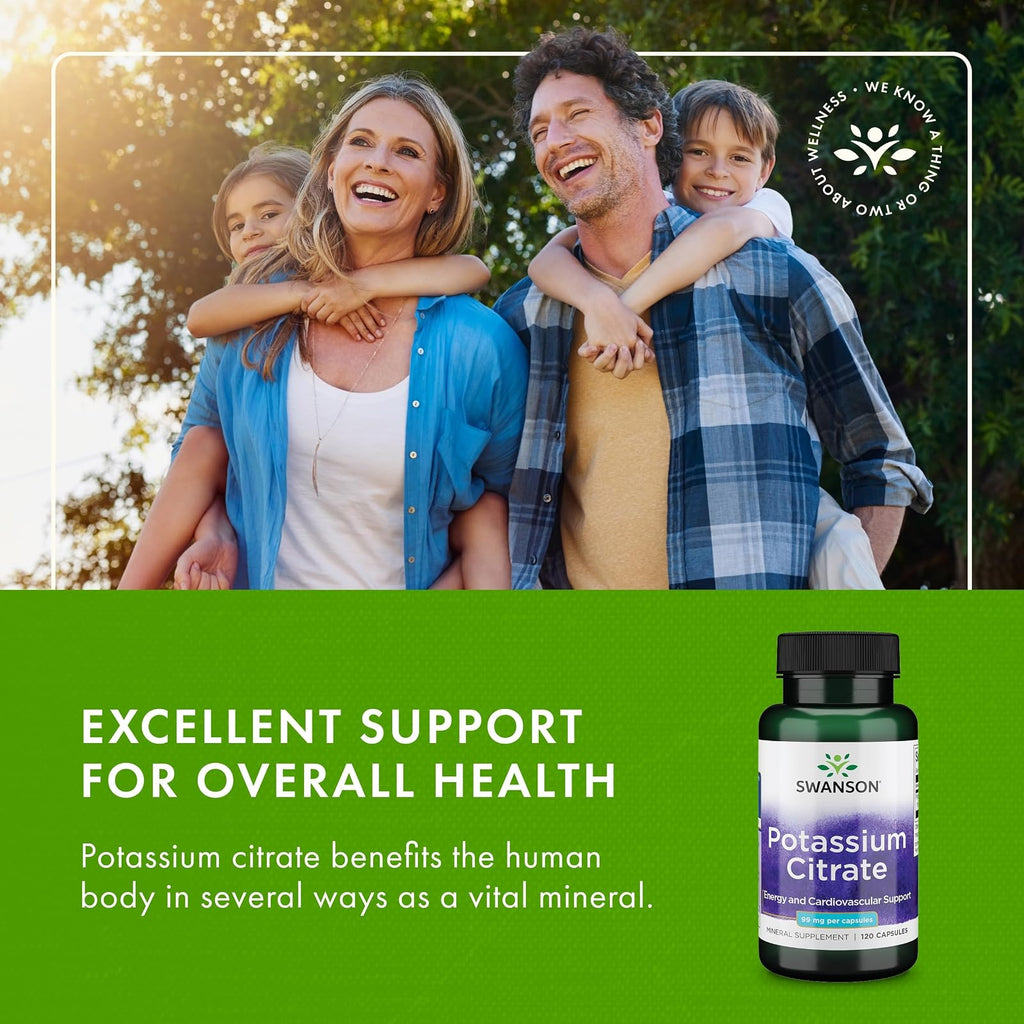Swanson potassium for overall wellness