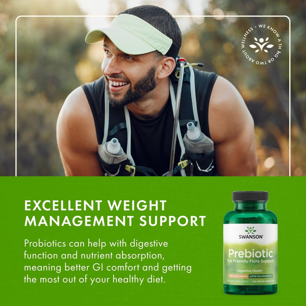 Swanson prebiotic capsules for wellness