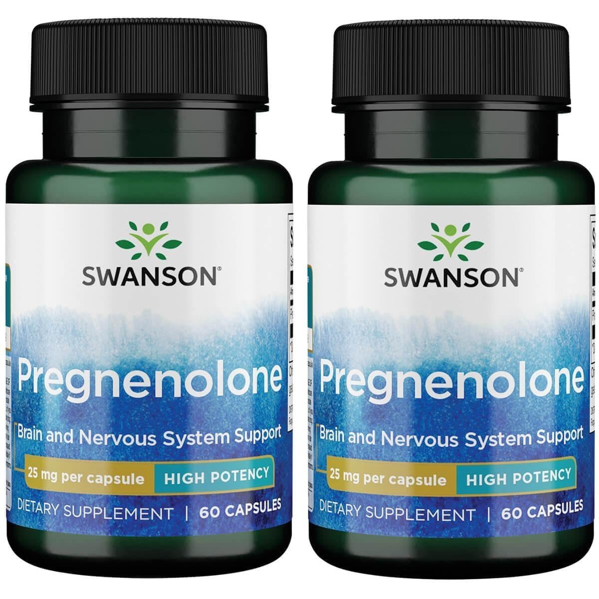 Swanson Pregnenolone 25 mg capsules for hormonal balance