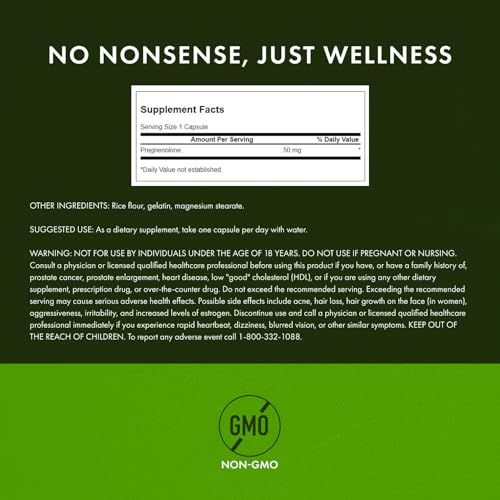 Swanson Pregnenolone multivitamin for men