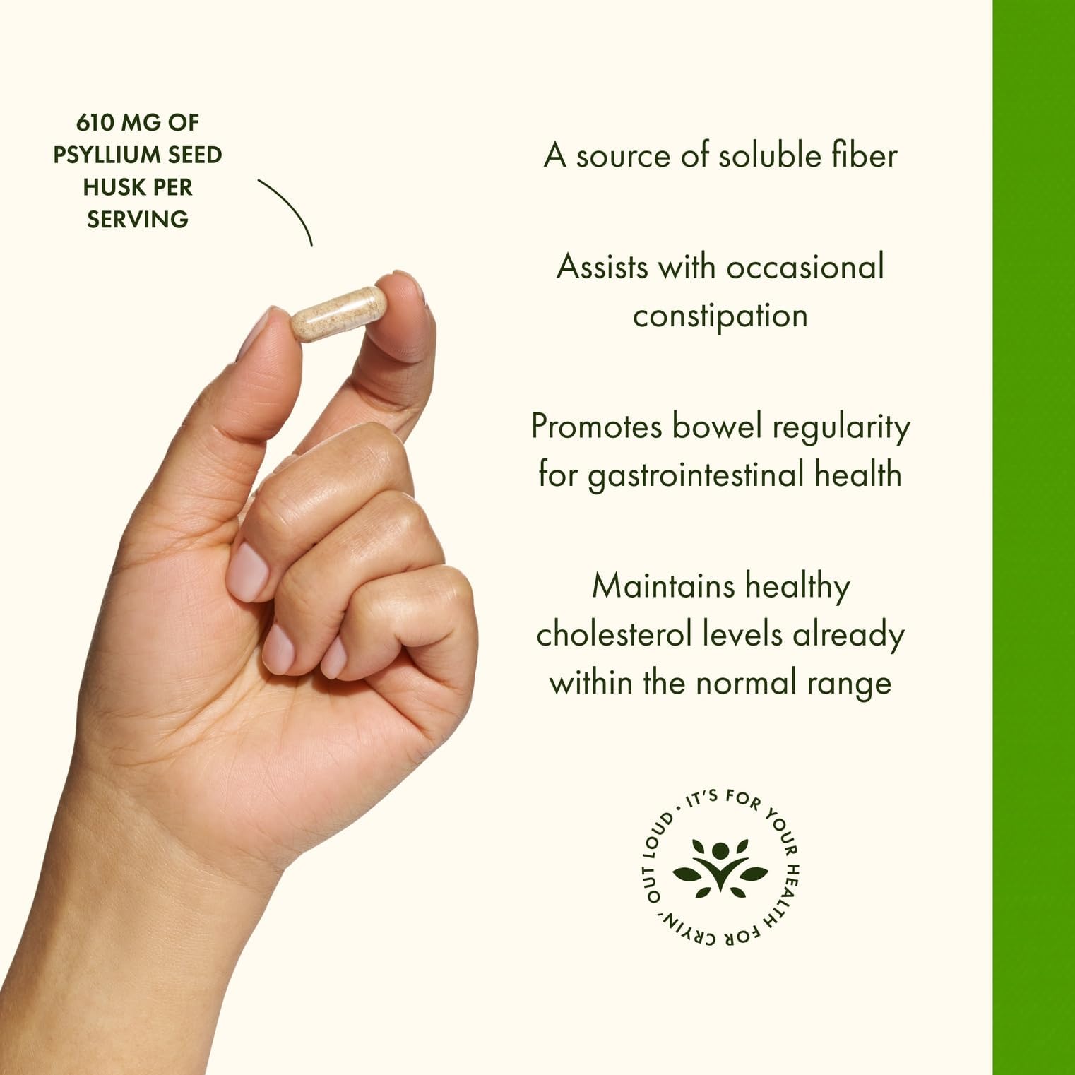 Swanson psyllium for gut health