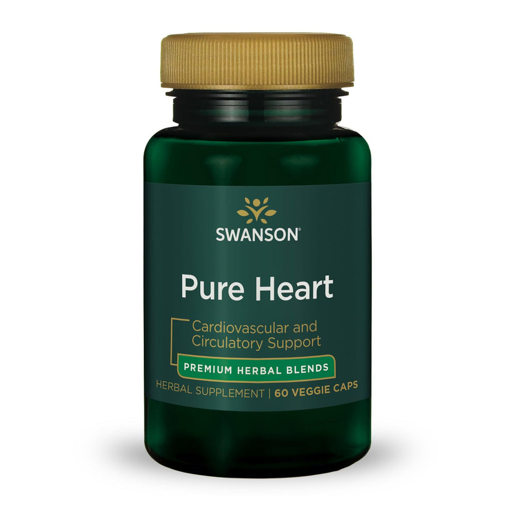 Swanson Pure Heart veggie capsules for heart health