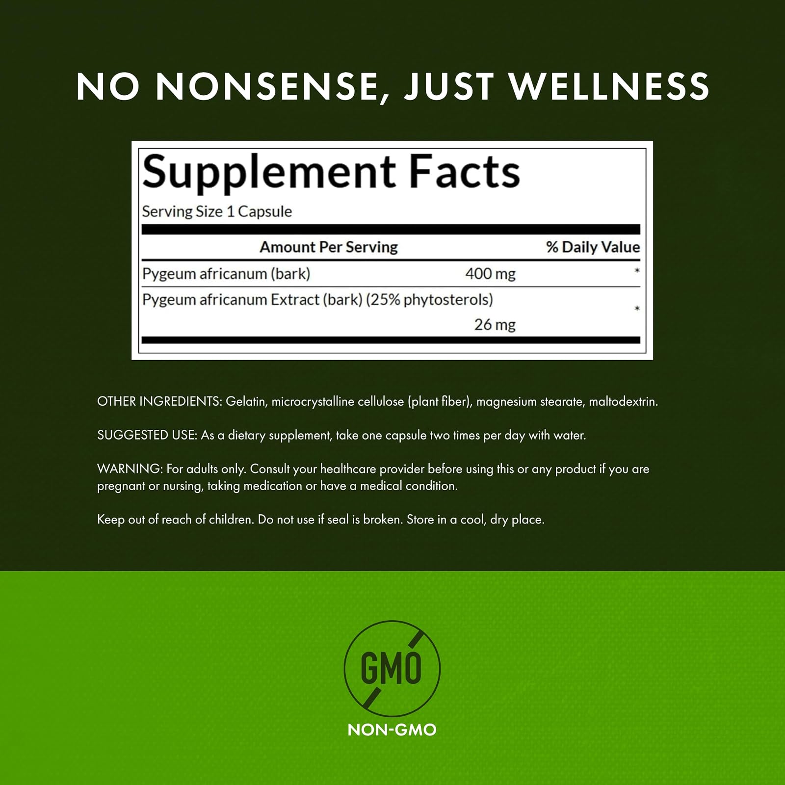 Swanson Pygeum for prostate support