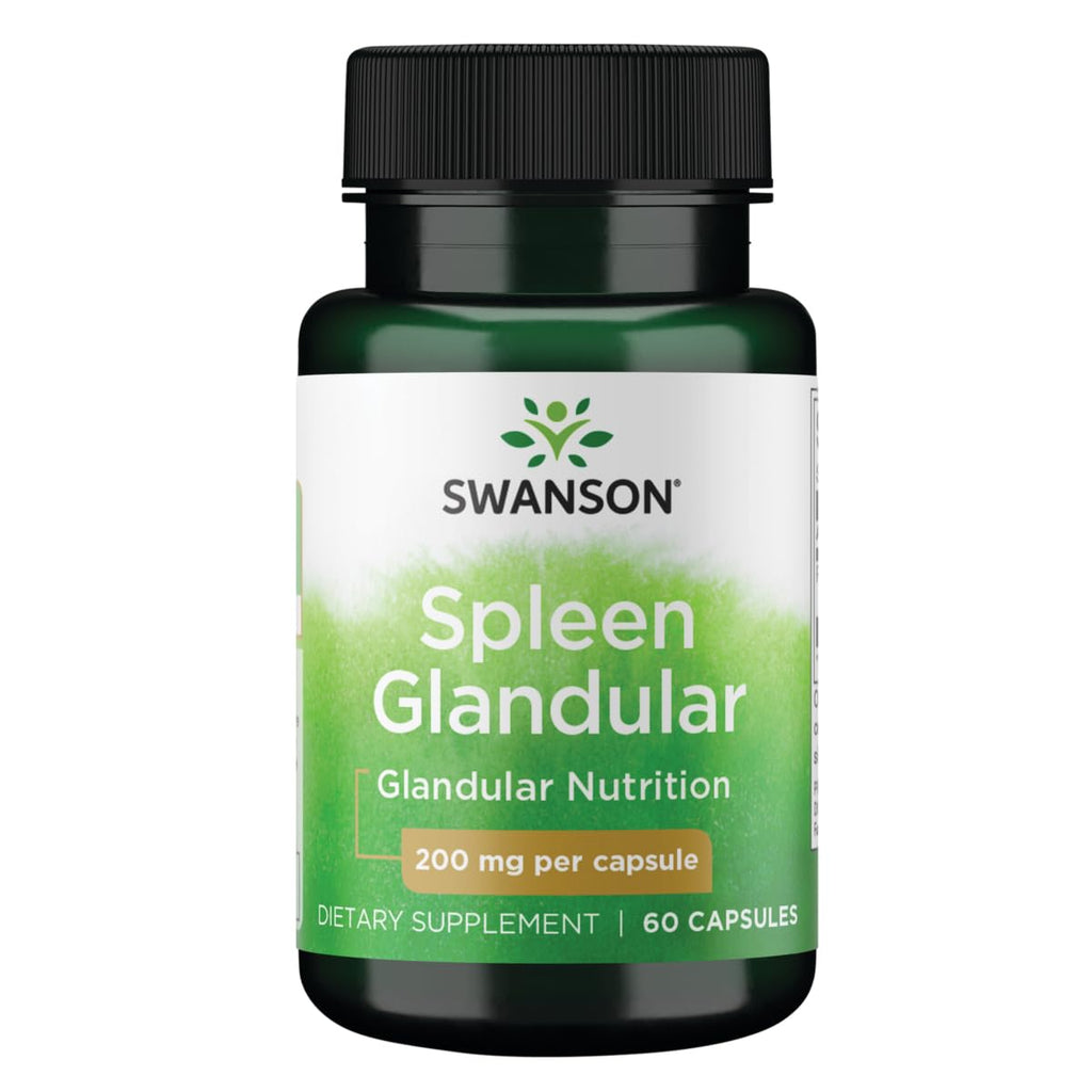 Swanson Raw Spleen Glandular capsules for health