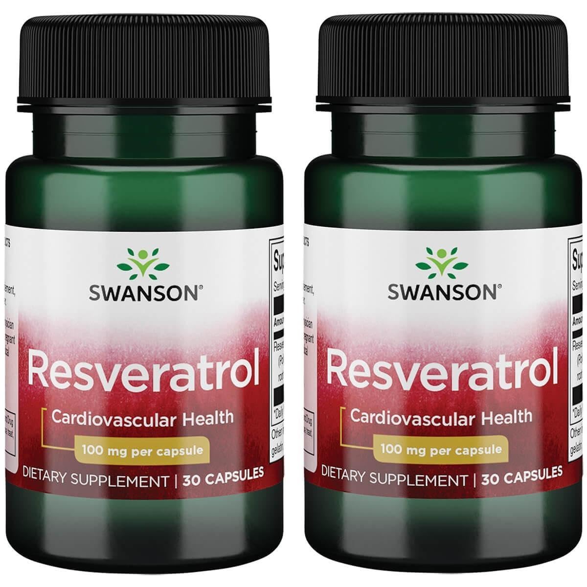 Swanson Resveratrol 100 mg antioxidant capsules