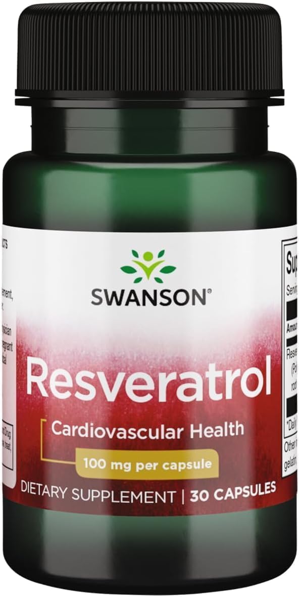 Swanson Resveratrol 100 mg capsules