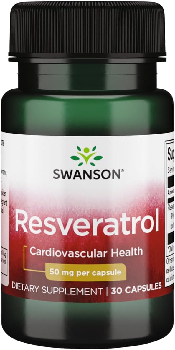 Swanson Resveratrol 50 mg capsules