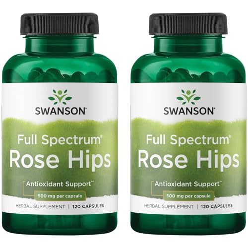 Swanson Rose Hips vitamin C capsules