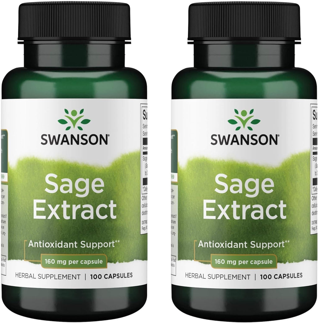 Swanson Sage Extract 160 mg capsules