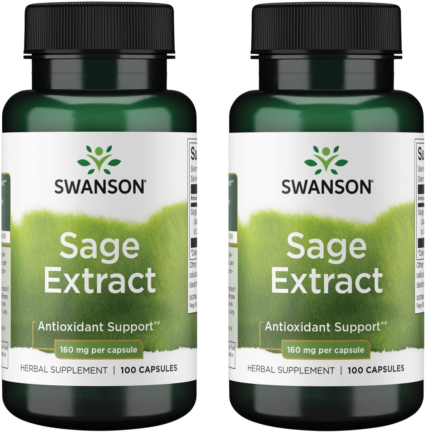 Swanson Sage Extract 160 mg capsules