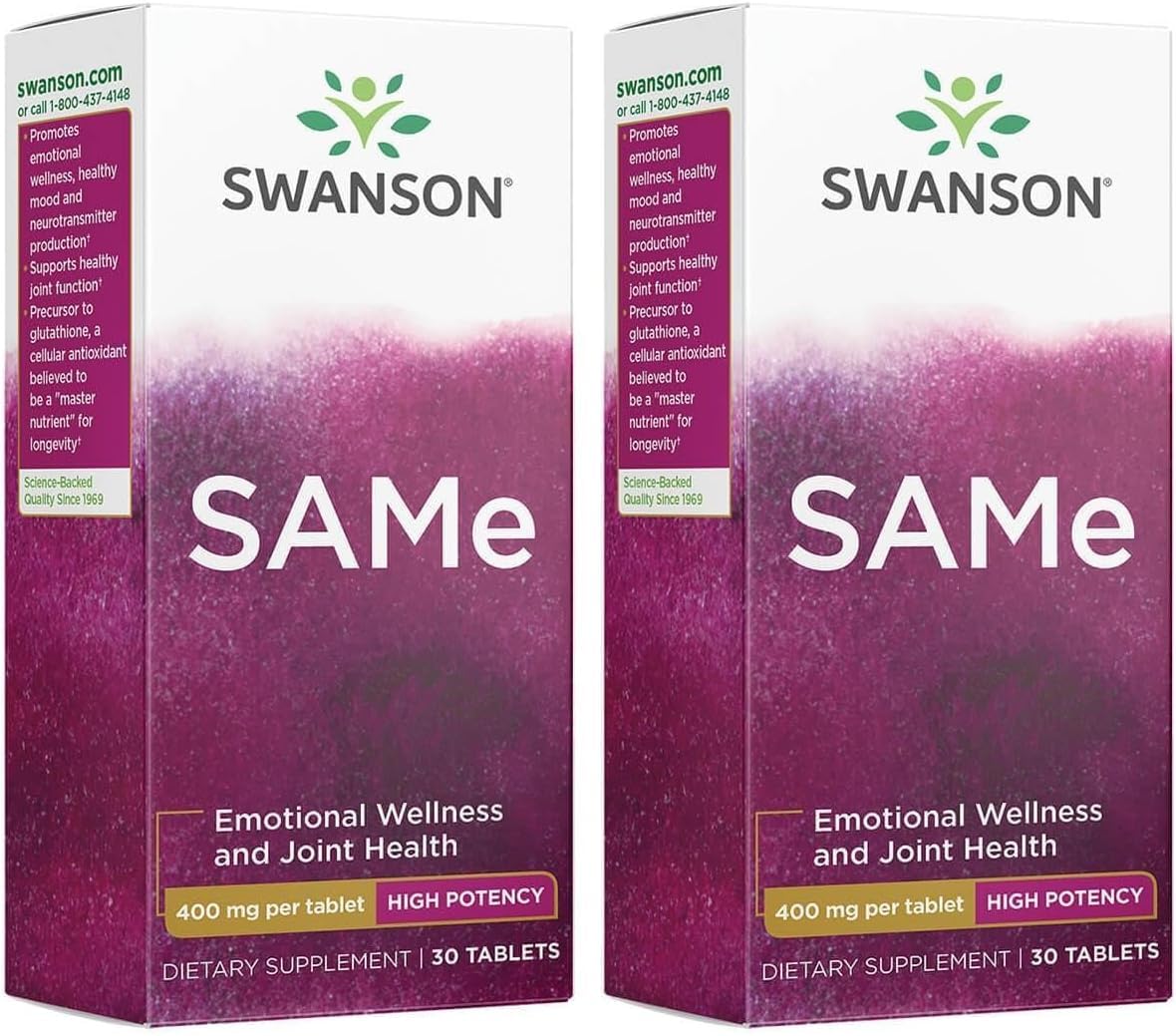 Swanson SAMe 400 mg tablets for mood support
