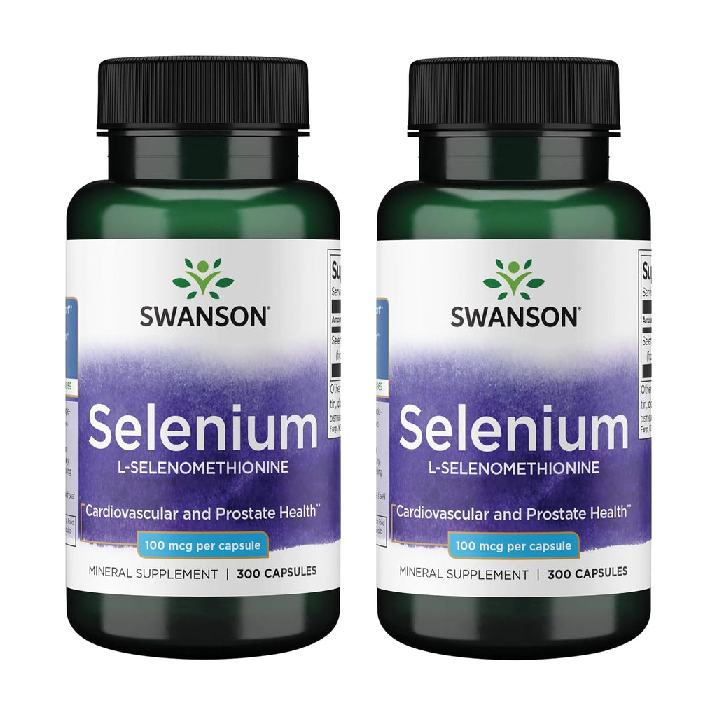 Swanson selenium health supplement capsules
