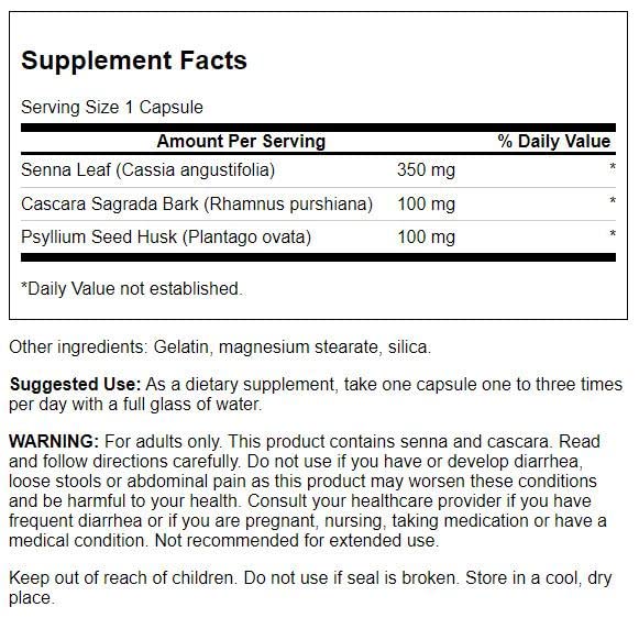 Swanson Senna for GI tract health