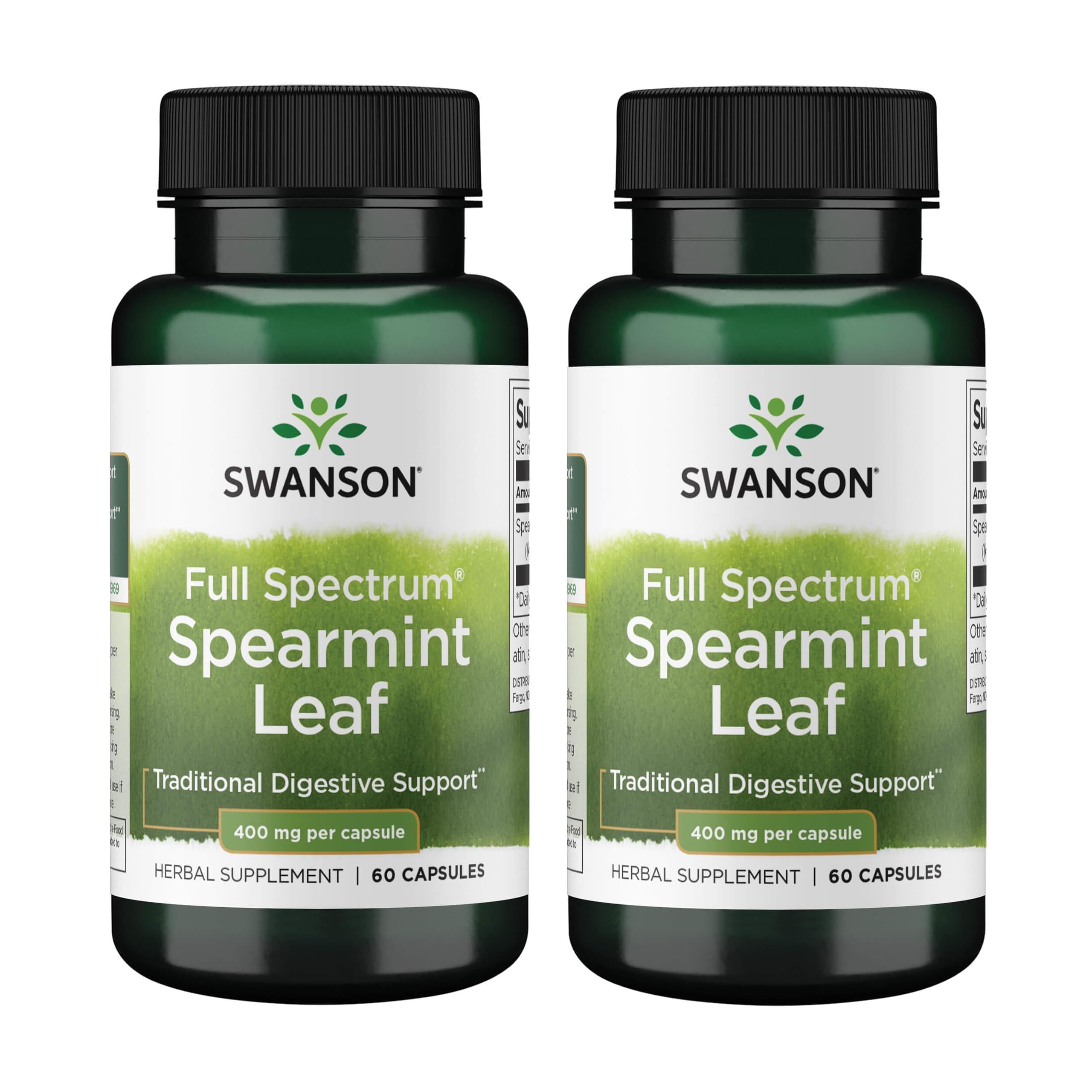 Swanson spearmint leaf capsules for digestion