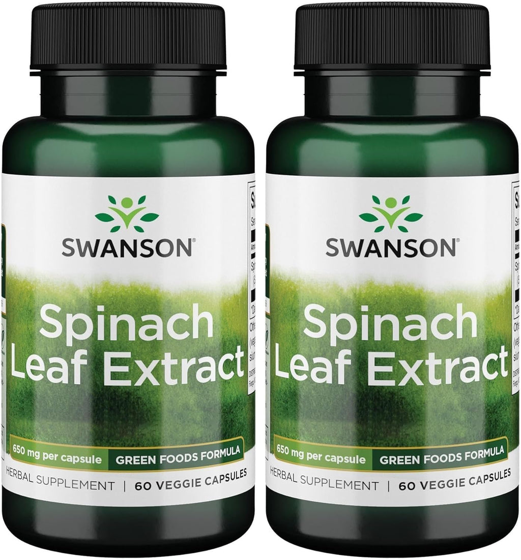 Swanson spinach leaf extract capsules