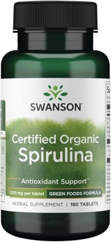 Swanson spirulina 500 mg tablets