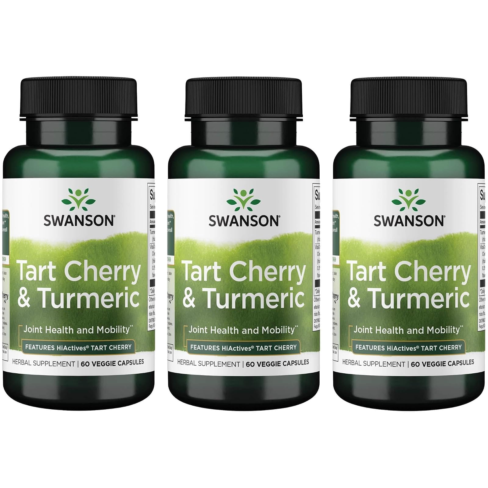Swanson tart cherry turmeric capsules
