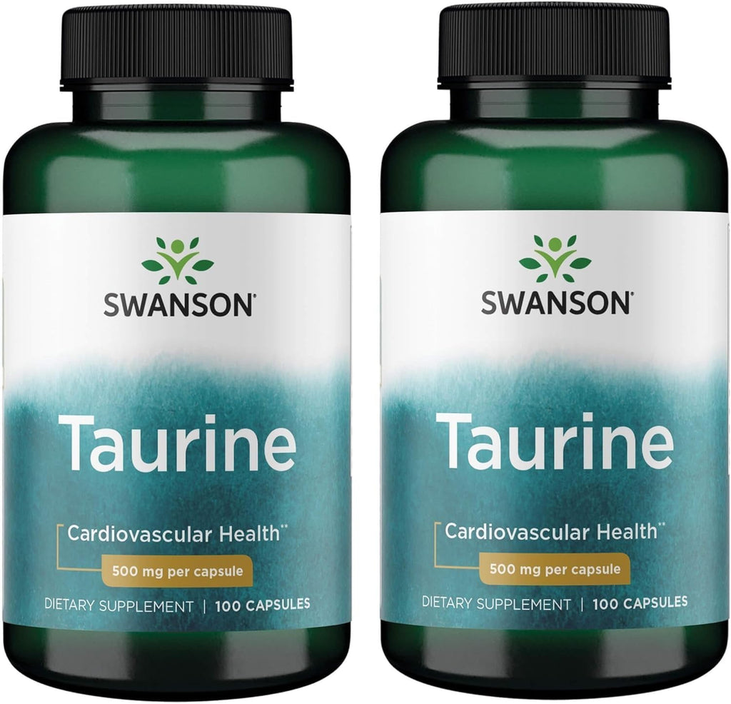 Swanson Taurine energy support capsules
