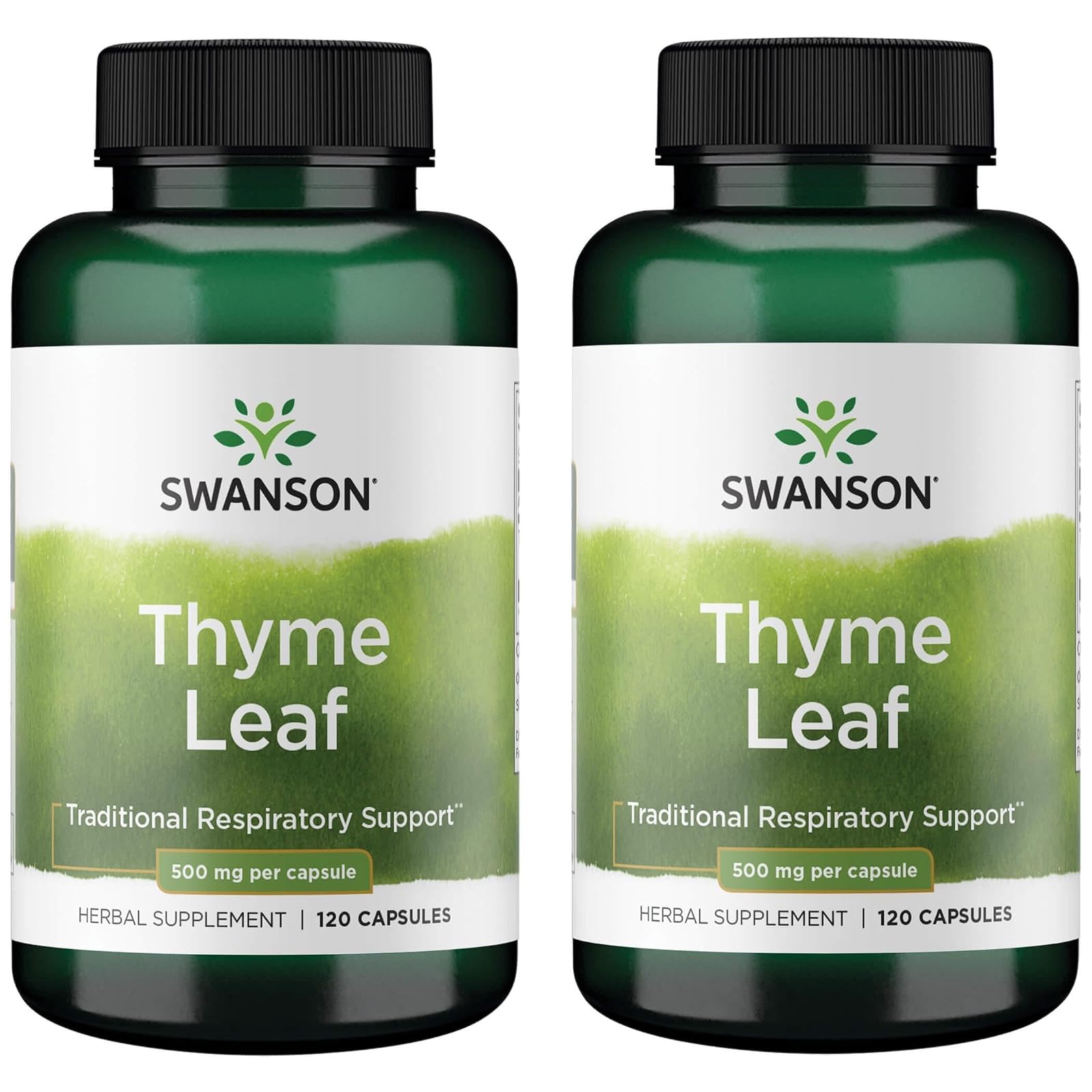Swanson thyme leaf capsules for wellness