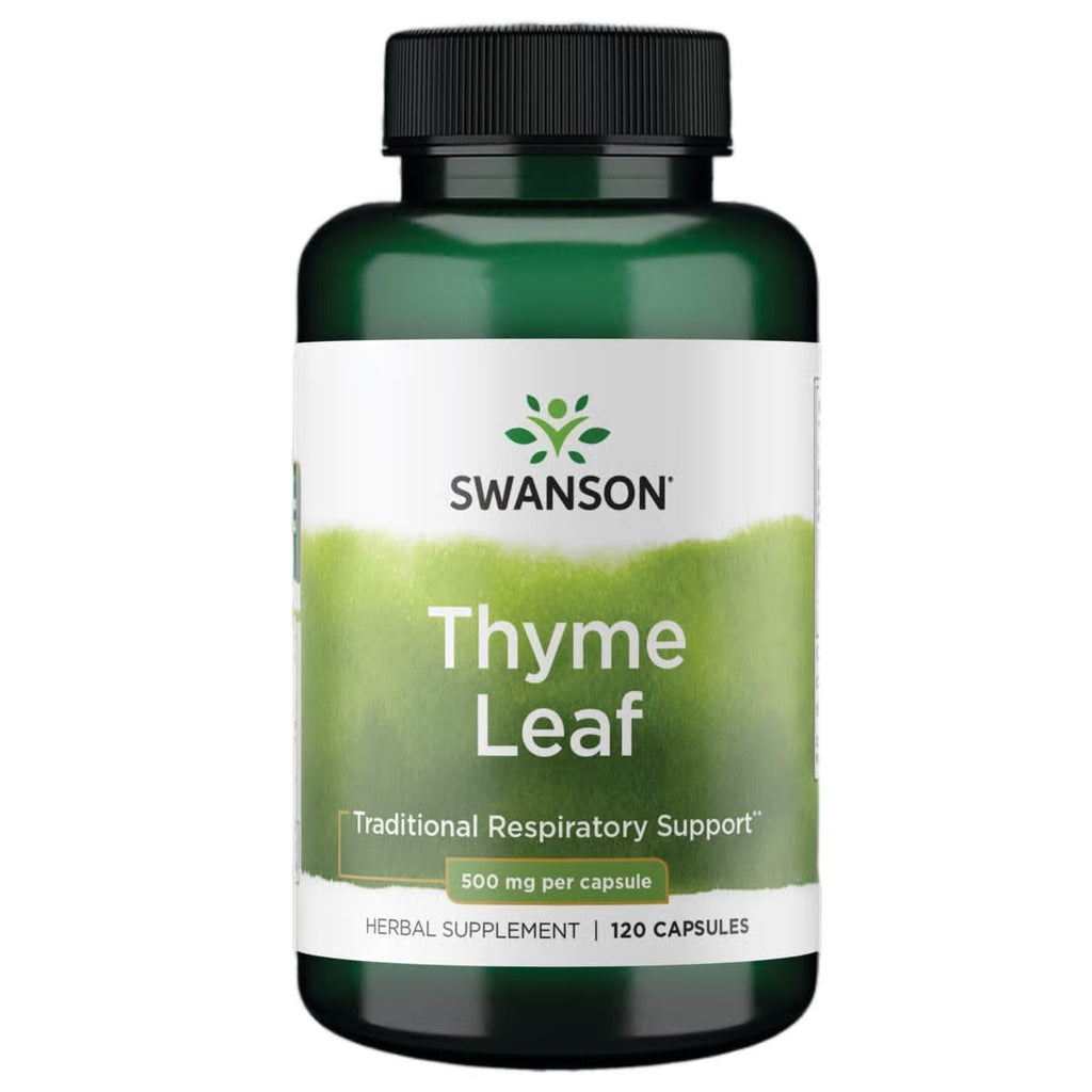 Swanson thyme leaf herbal capsules