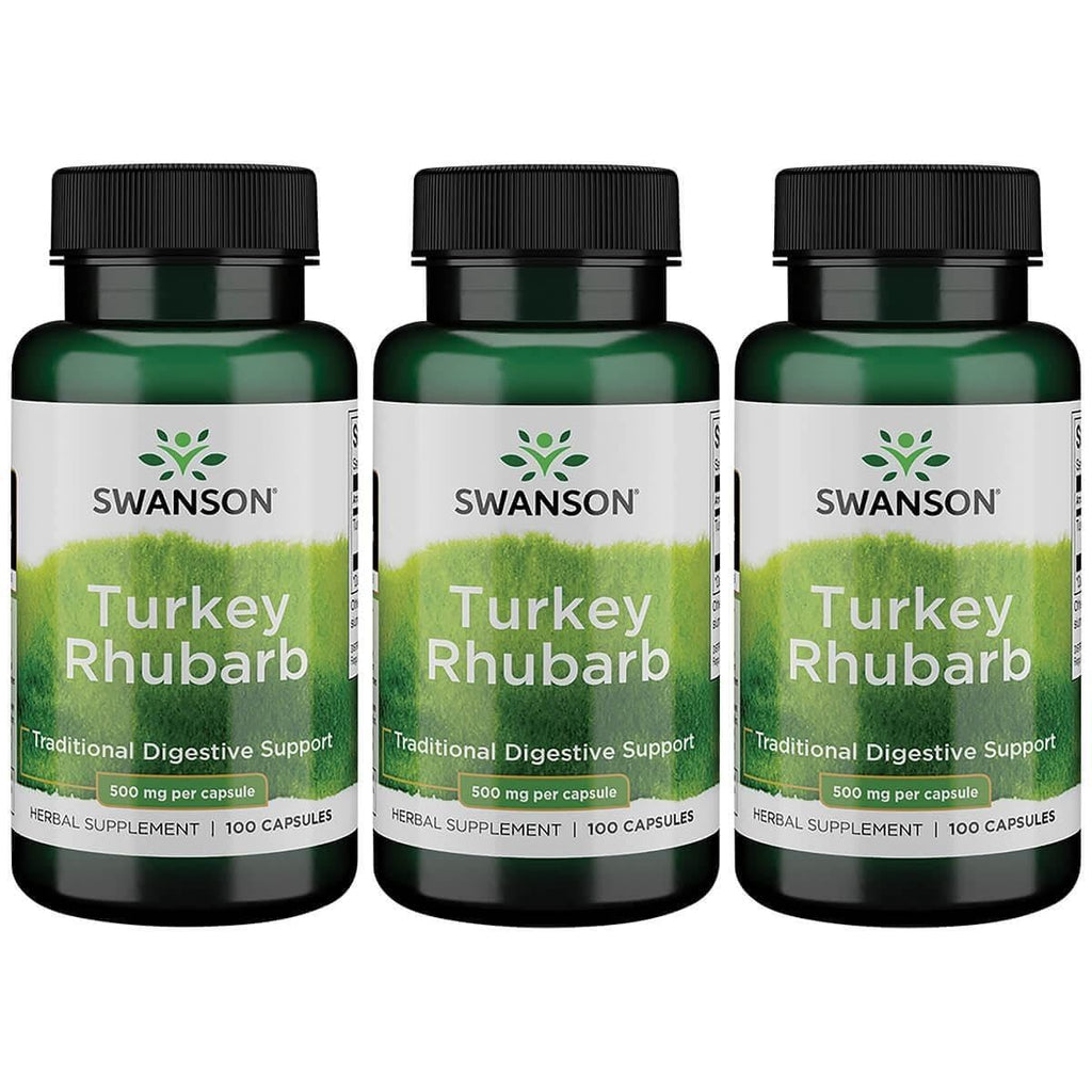 Swanson Turkey Rhubarb digestive health support