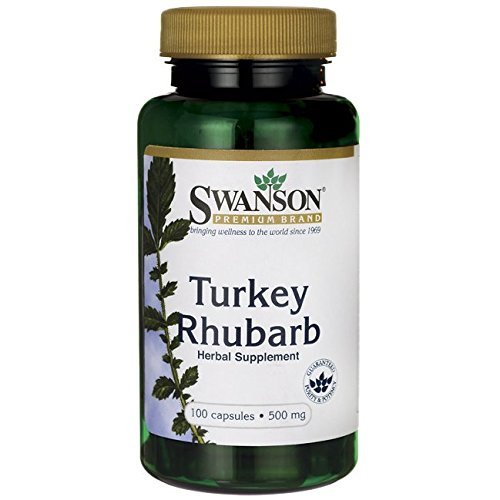 Swanson Turkey Rhubarb herbal supplements for digestion
