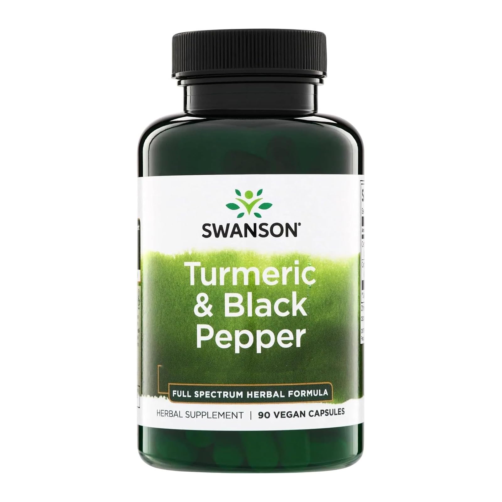 Swanson turmeric & black pepper capsules