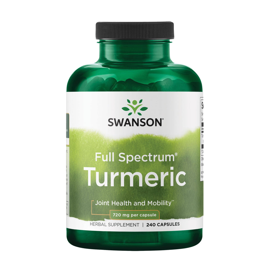 Swanson turmeric capsules for joint support