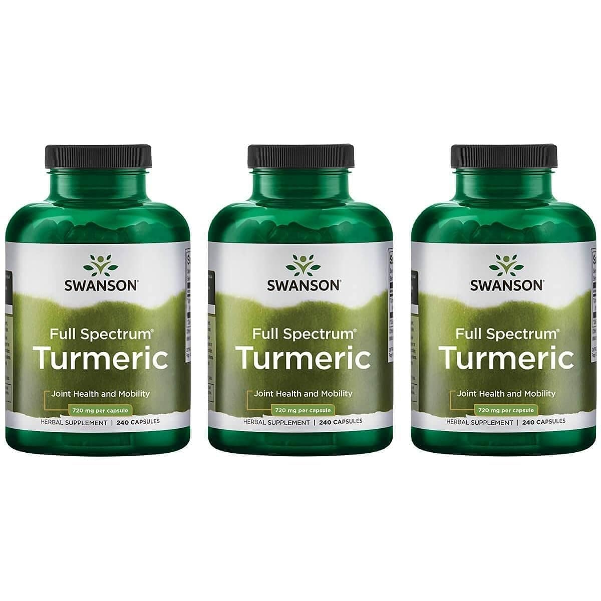 Swanson turmeric curcumin vegan capsules