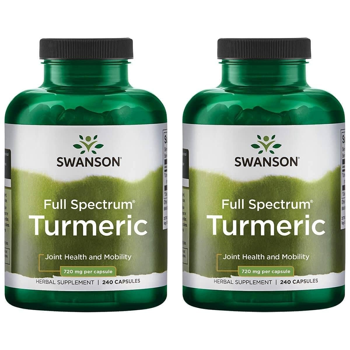 Swanson turmeric curcumin vegan capsules