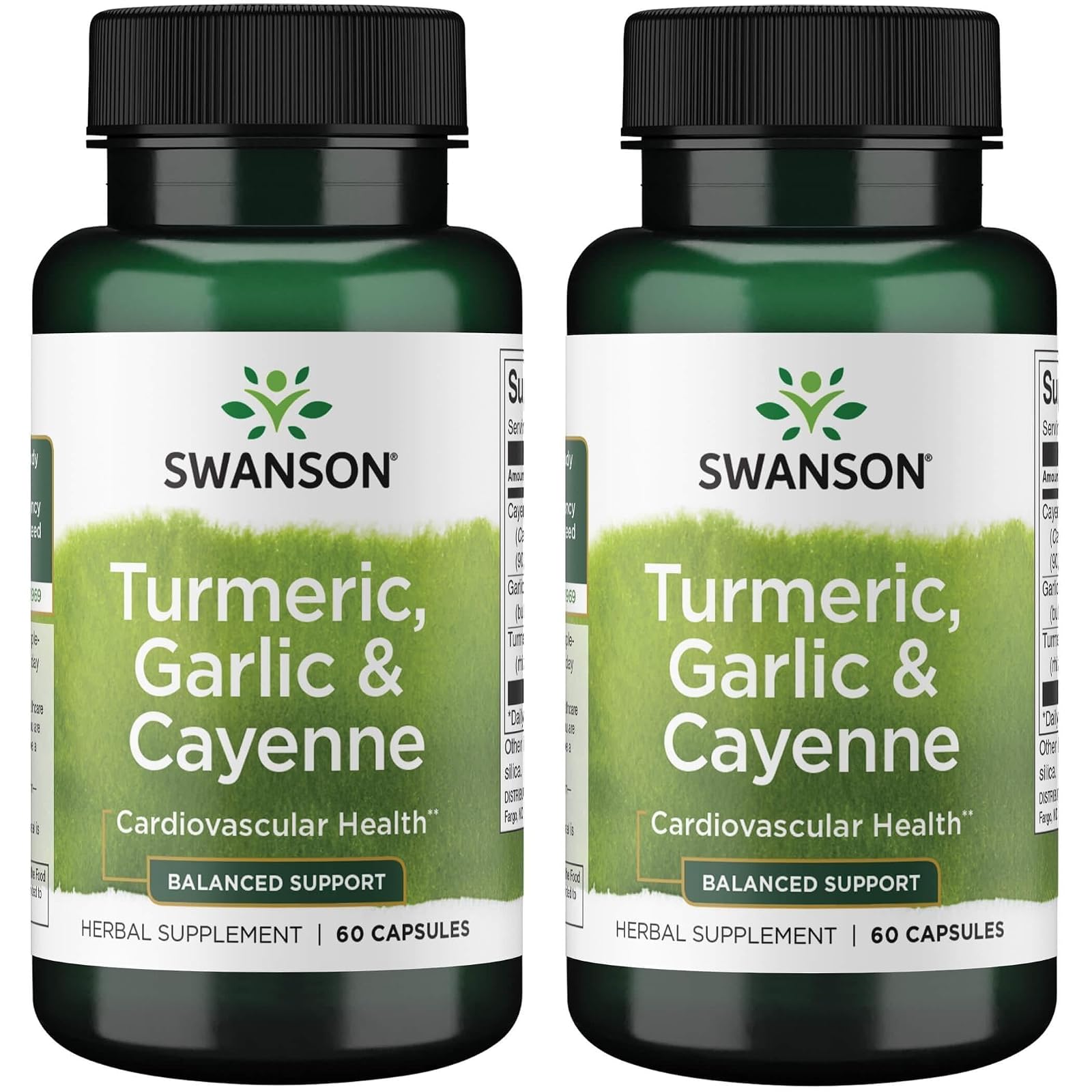 Swanson turmeric garlic cayenne capsules