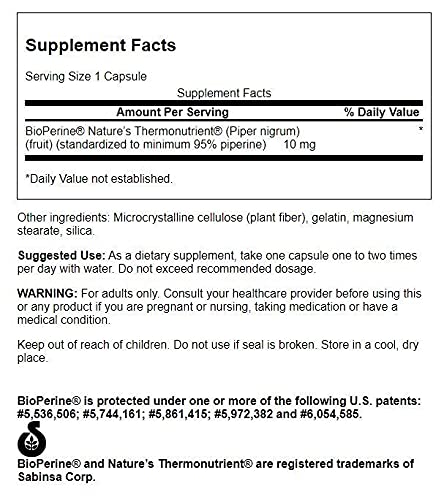 Swanson Ultra Bioperine immune support formula