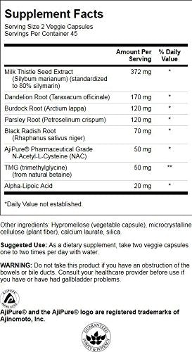 Swanson vegan liver health capsules