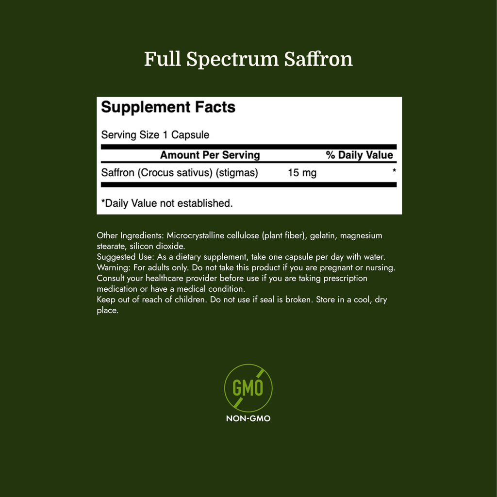 Swanson vegan saffron for mental clarity