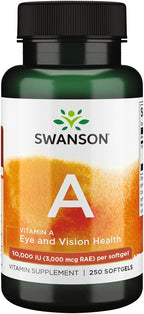 Swanson vitamin A 10,000 IU softgels