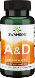 Swanson Vitamin A and D softgels