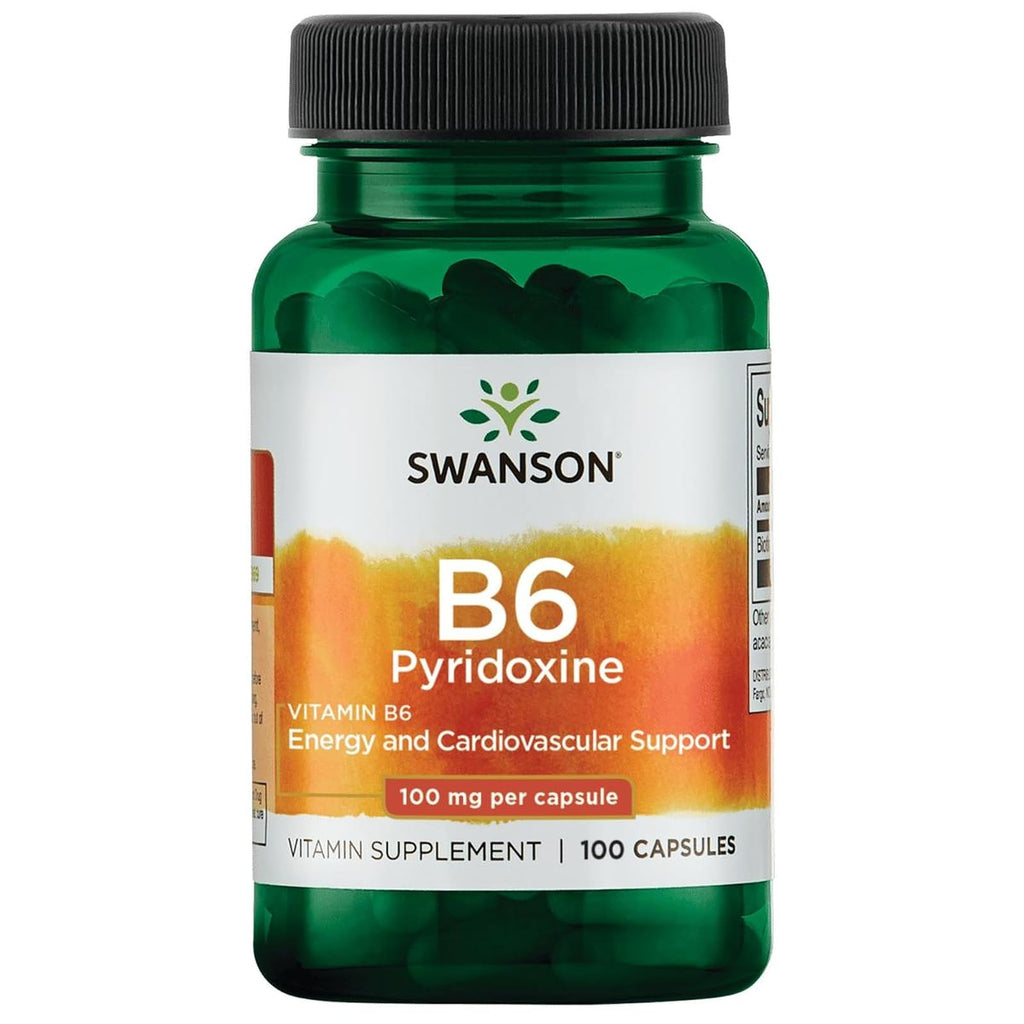 Swanson Vitamin B-6 100 mg capsules