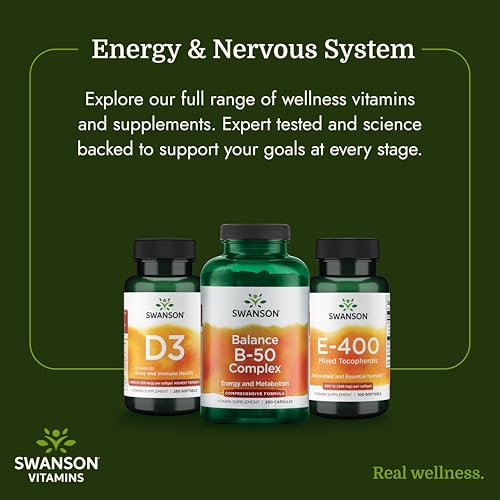 Swanson vitamin B complex for metabolism
