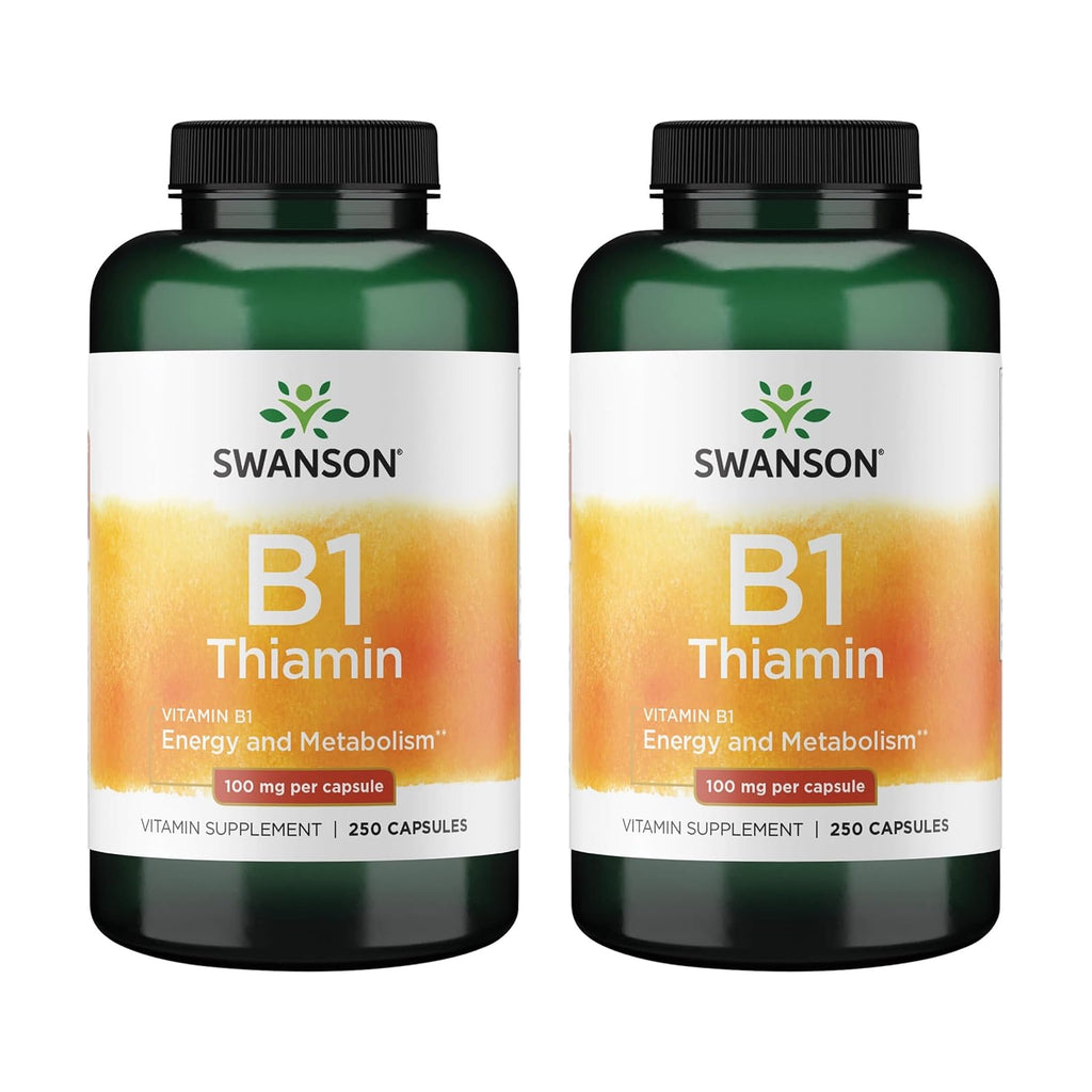 Swanson Vitamin B1 100 mg capsules