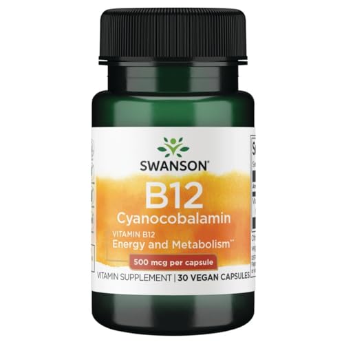 Swanson vitamin B12 500 mcg capsules