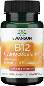 Swanson Vitamin B12 energy support