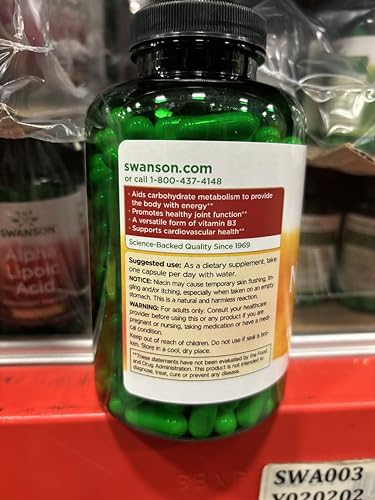 Swanson Vitamin B3 for overall wellness