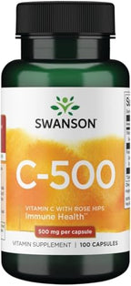Swanson Vitamin C capsules for immunity