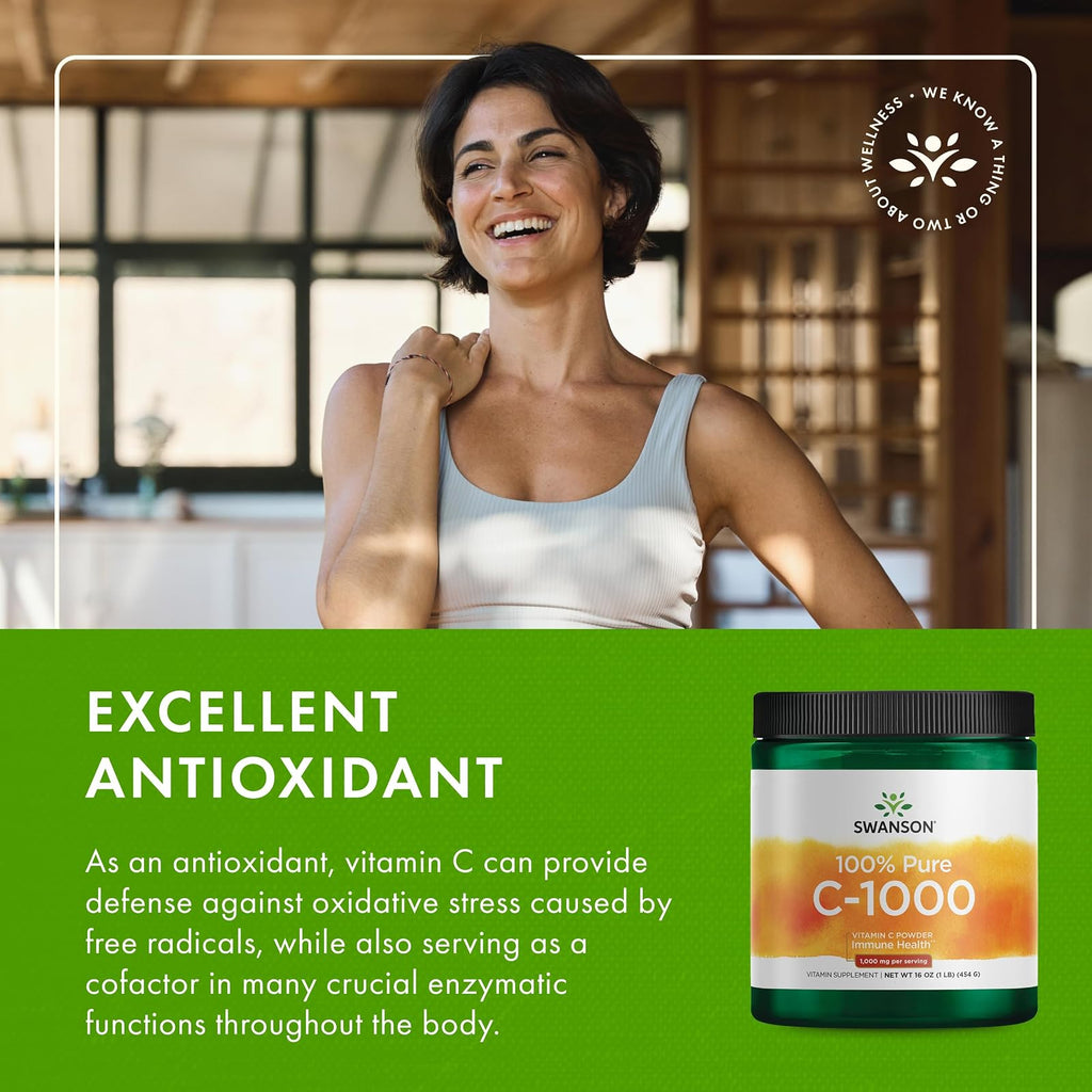 Swanson vitamin C for antioxidant support