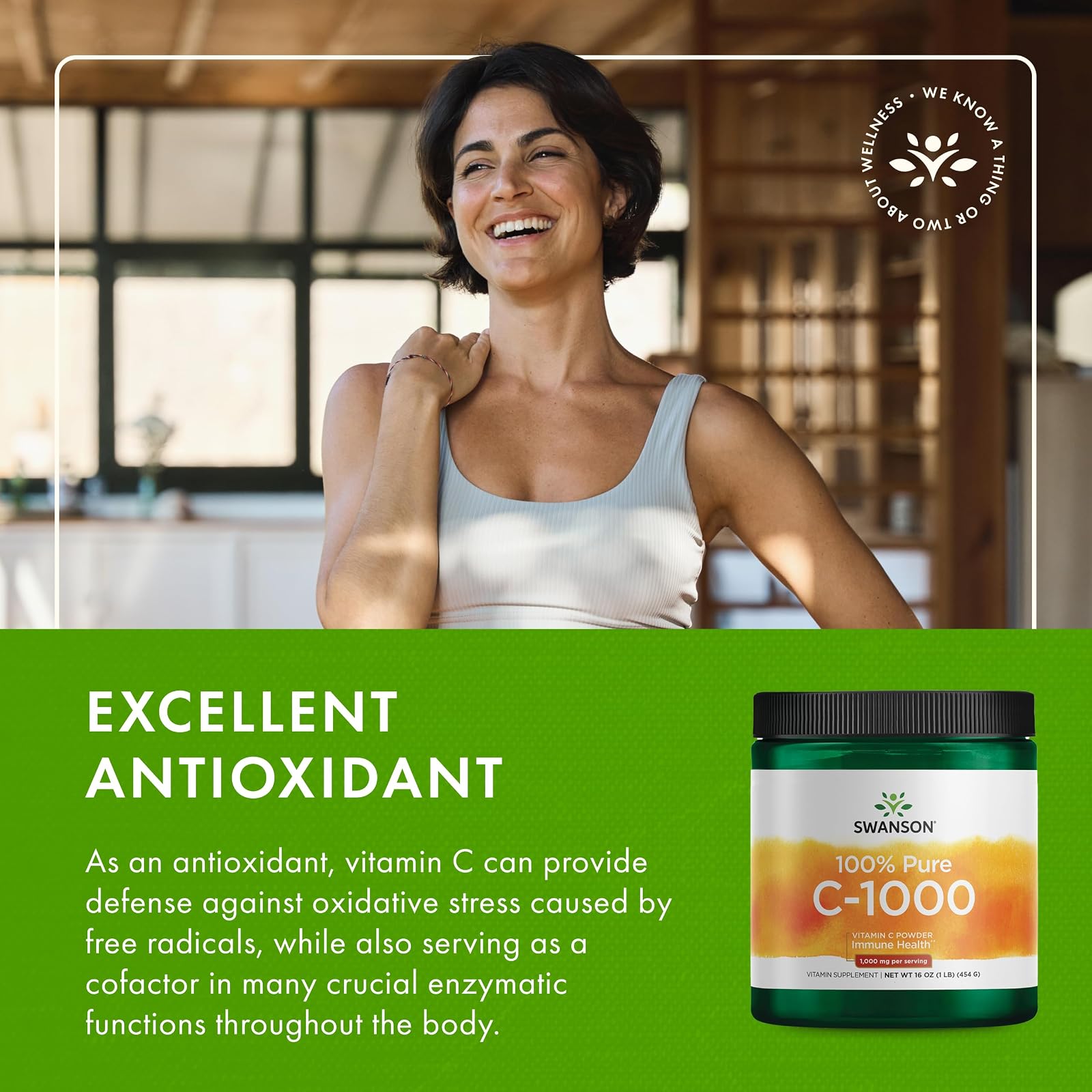 Swanson vitamin C for antioxidant support