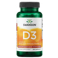 Swanson Vitamin D-3 capsules for immunity
